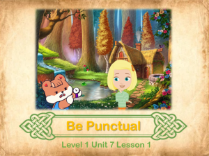 Level 1 Unit 7 - Star English Lessons